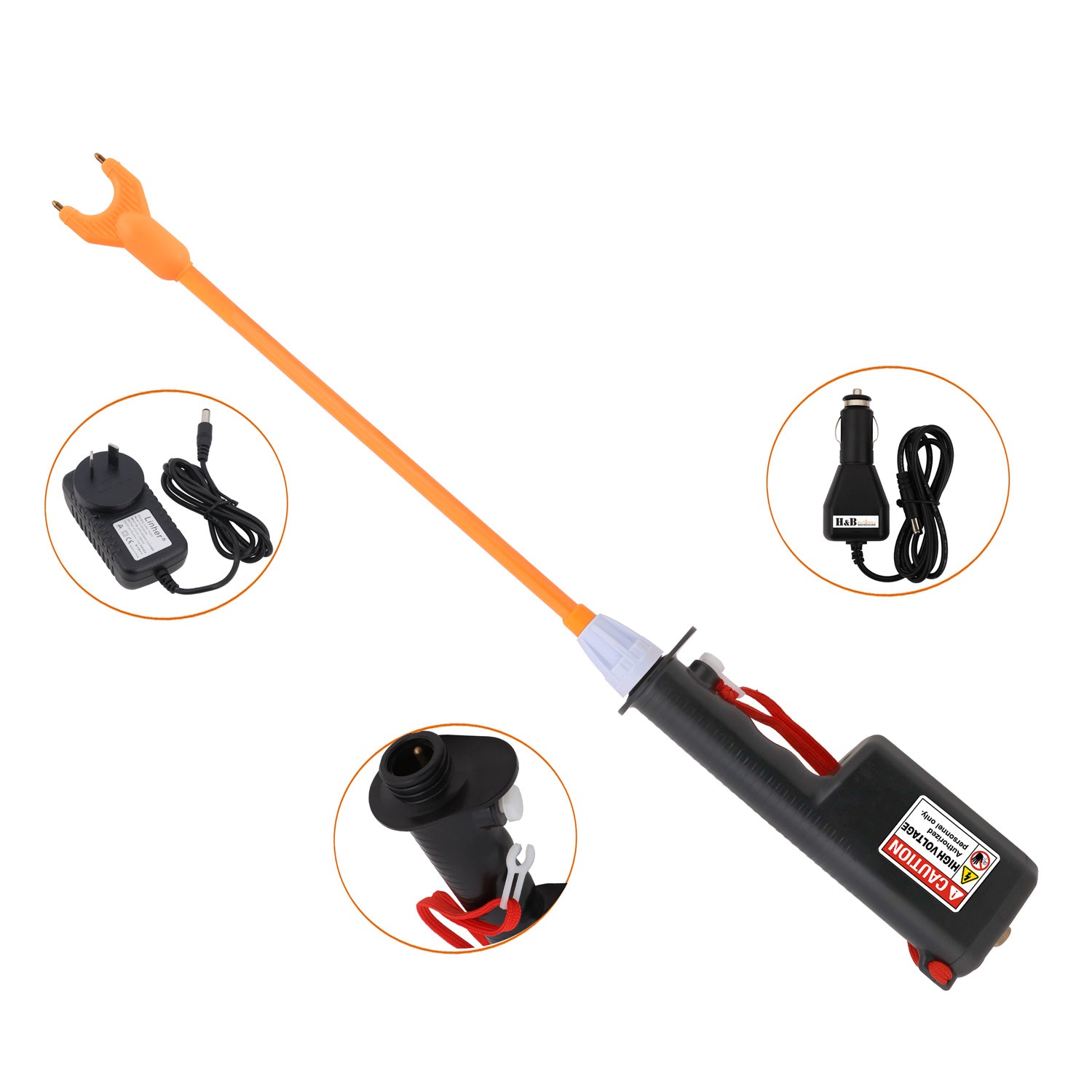 Rechargeable Stock prod Cattle prodder Flexi Shaft – EasyFarmSupply